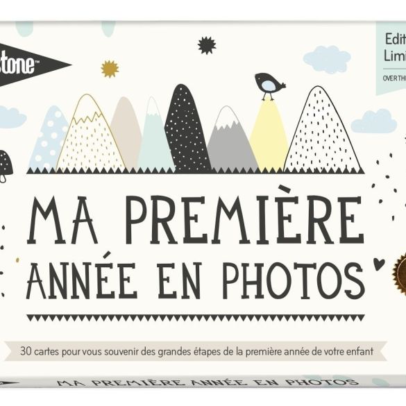30 cartes Ma première année en photos Milestone (Over the moon ...