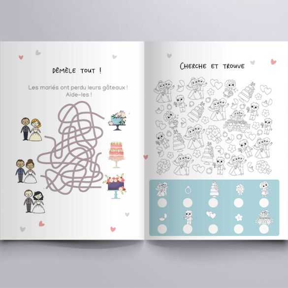 ***A IMPRIMER*** Livret de jeux et activités pour enfants , Mariage ...