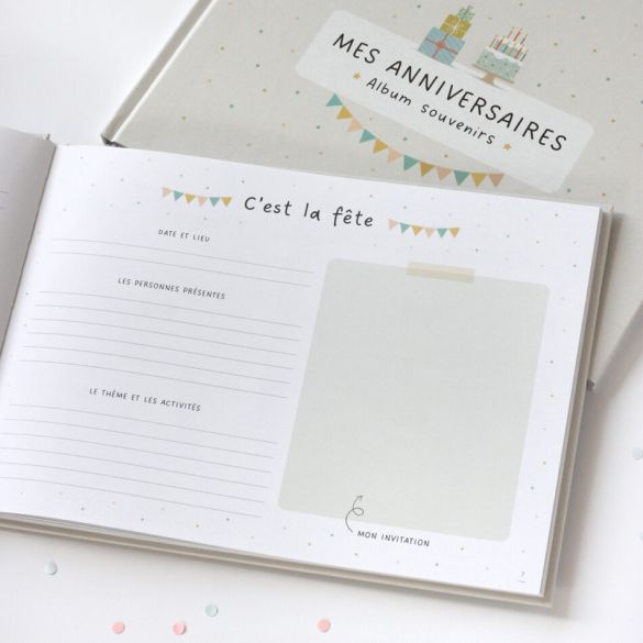 Mes anniversaires Album souvenirs - Lachouettemauve